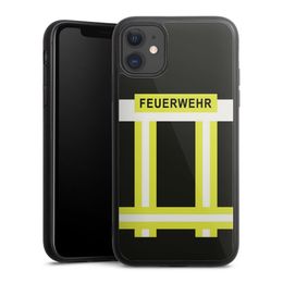 DeinDesign iPhone 11 Handy Gallery Case Handyh&uuml;lle 9H Geh&auml;rtetes Glas R&uuml;ckseite H&uuml;lle Fire Fighters Fire Fighter Job Gallery Case