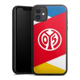 DeinDesign iPhone 11 Handy Gallery Case Handyh&uuml;lle 9H Geh&auml;rtetes Glas R&uuml;ckseite H&uuml;lle Official Licensed Product Soccer 1. Fsv Mainz 05 E.V. Gallery Case