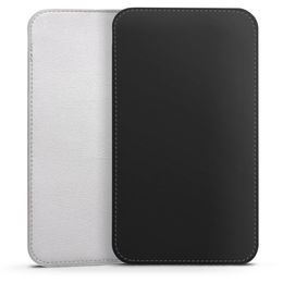 DeinDesign iPhone 16 Pro Max Handy H&uuml;lle Tasche Sleeve Socke Schutzh&uuml;lle Colour Black Unicoloured Sleeve