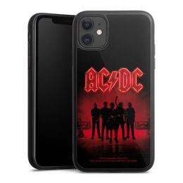DeinDesign iPhone 11 Handy Gallery Case Handyh&uuml;lle 9H Geh&auml;rtetes Glas R&uuml;ckseite H&uuml;lle Band Acdc Official Licensed Product Gallery Case