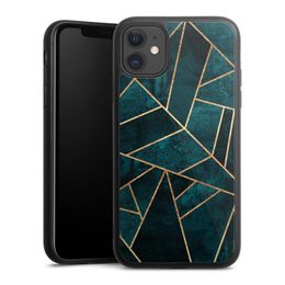 DeinDesign iPhone 11 Handy Gallery Case Handyh&uuml;lle 9H Geh&auml;rtetes Glas R&uuml;ckseite H&uuml;lle Stone Elisabeth Fredriksson Gold & Copper Gallery Case