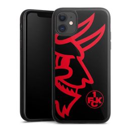 DeinDesign iPhone 11 Handy Gallery Case Handyh&uuml;lle 9H Geh&auml;rtetes Glas R&uuml;ckseite H&uuml;lle 1. Fc Kaiserslautern Official Licensed Product Logo Gallery Case