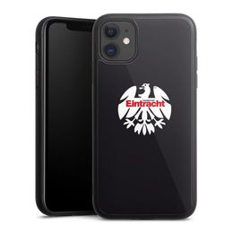 DeinDesign iPhone 11 Handy Gallery Case Handyh&uuml;lle 9H Geh&auml;rtetes Glas R&uuml;ckseite H&uuml;lle Eagle Retro Logo Gallery Case