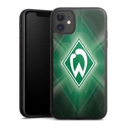 DeinDesign iPhone 11 Handy Gallery Case Handyh&uuml;lle 9H Geh&auml;rtetes Glas R&uuml;ckseite H&uuml;lle Sv Werder Bremen Coat Of Arms Official Licensed Product Gallery Case