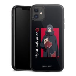DeinDesign iPhone 11 Handy Gallery Case Handyh&uuml;lle 9H Geh&auml;rtetes Glas R&uuml;ckseite H&uuml;lle Official Licensed Product Naruto Shippuden Itachi Uchiha Gallery Case