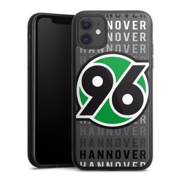 DeinDesign iPhone 11 Handy Gallery Case Handyh&uuml;lle 9H Geh&auml;rtetes Glas R&uuml;ckseite H&uuml;lle H96 Hannover 96 Official Licensed Product Gallery Case