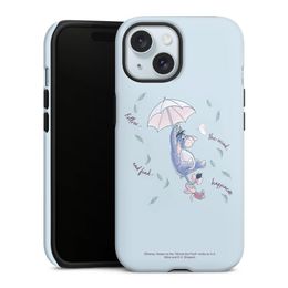 DeinDesign iPhone 15 Handy Panzer Handyh&uuml;lle robuste Outdoor H&uuml;lle Schutzh&uuml;lle matt Official Licensed Product Winnie The Pooh Eeyore Disney Tough Case