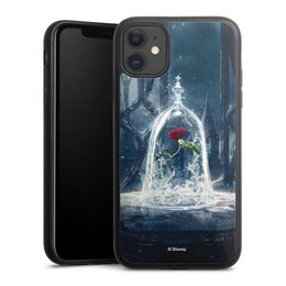 DeinDesign iPhone 11 Handy Gallery Case Handyh&uuml;lle 9H Geh&auml;rtetes Glas R&uuml;ckseite H&uuml;lle Disney Princess Rose The Beauty And The Beast Gallery Case