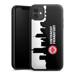DeinDesign iPhone 11 Handy Gallery Case Handyh&uuml;lle 9H Geh&auml;rtetes Glas R&uuml;ckseite H&uuml;lle Eintracht Frankfurt Official Licensed Product Sge Gallery Case