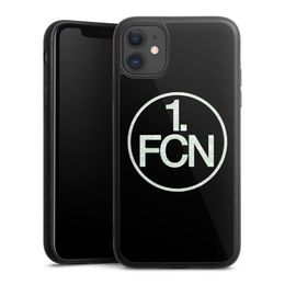 DeinDesign iPhone 11 Handy Gallery Case Handyh&uuml;lle 9H Geh&auml;rtetes Glas R&uuml;ckseite H&uuml;lle 1. Fc N&uuml;rnberg Logo 1. Fcn Gallery Case