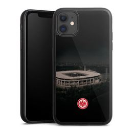DeinDesign iPhone 11 Handy Gallery Case Handyh&uuml;lle 9H Geh&auml;rtetes Glas R&uuml;ckseite H&uuml;lle Official Licensed Product Stadium Eintracht Frankfurt Gallery Case