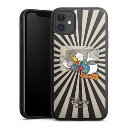 DeinDesign iPhone 11 Handy Gallery Case Handyh&uuml;lle 9H Geh&auml;rtetes Glas R&uuml;ckseite H&uuml;lle Donald Duck Official Licensed Product Disney Gallery Case