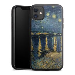 DeinDesign iPhone 11 Handy Gallery Case Handyh&uuml;lle 9H Geh&auml;rtetes Glas R&uuml;ckseite H&uuml;lle Painting Kunst Gallery Case