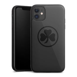 DeinDesign iPhone 11 Handy Gallery Case Handyh&uuml;lle 9H Geh&auml;rtetes Glas R&uuml;ckseite H&uuml;lle Official Licensed Product Spvgg Greuther F&uuml;rth Clover Gallery Case