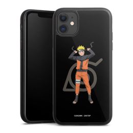 DeinDesign iPhone 11 Handy Gallery Case Handyh&uuml;lle 9H Geh&auml;rtetes Glas R&uuml;ckseite H&uuml;lle Official Licensed Product Anime Naruto Shippuden Gallery Case