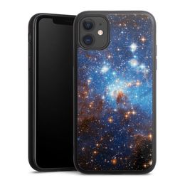 DeinDesign iPhone 11 Handy Gallery Case Handyh&uuml;lle 9H Geh&auml;rtetes Glas R&uuml;ckseite H&uuml;lle Galaxy Weltall Star Gallery Case