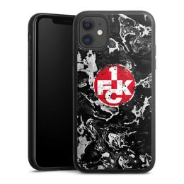DeinDesign iPhone 11 Handy Gallery Case Handyh&uuml;lle 9H Geh&auml;rtetes Glas R&uuml;ckseite H&uuml;lle Coat Of Arms Muster 1. Fc Kaiserslautern Gallery Case