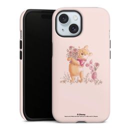 DeinDesign iPhone 15 Handy Panzer Handyh&uuml;lle robuste Outdoor H&uuml;lle Schutzh&uuml;lle matt Official Licensed Product Winnie The Pooh Piglet Disney Tough Case