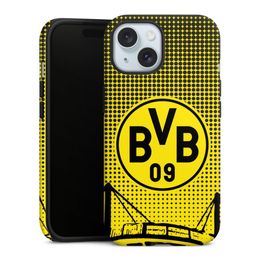 DeinDesign iPhone 15 Handy Panzer Handyh&uuml;lle robuste Outdoor H&uuml;lle Schutzh&uuml;lle matt Bvb Stadium Borussia Dortmund Tough Case