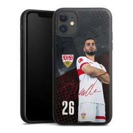 DeinDesign iPhone 11 Handy Gallery Case Handyh&uuml;lle 9H Geh&auml;rtetes Glas R&uuml;ckseite H&uuml;lle Vfb Stuttgart Official Licensed Product Deniz Undav Gallery Case