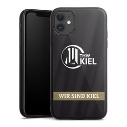 DeinDesign iPhone 11 Handy Gallery Case Handyh&uuml;lle 9H Geh&auml;rtetes Glas R&uuml;ckseite H&uuml;lle Thw Kiel Merchandise Handball Gallery Case