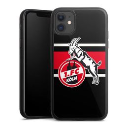 DeinDesign iPhone 11 Handy Gallery Case Handyh&uuml;lle 9H Geh&auml;rtetes Glas R&uuml;ckseite H&uuml;lle 1. Fc K&ouml;ln Official Licensed Product Logo Gallery Case