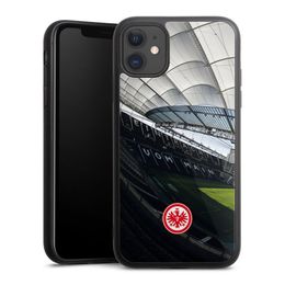 DeinDesign iPhone 11 Handy Gallery Case Handyh&uuml;lle 9H Geh&auml;rtetes Glas R&uuml;ckseite H&uuml;lle Eintracht Frankfurt Stadium Official Licensed Product Gallery Case