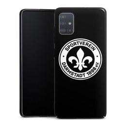DeinDesign Galaxy A51 Handy Hard Case Schutzh&uuml;lle schwarz Smartphone Backcover Sv Darmstadt 98 Official Licensed Product Logo Hard Case