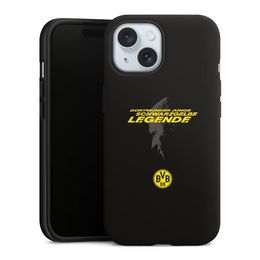 DeinDesign iPhone 15 Handy Panzer Handyh&uuml;lle robuste Outdoor H&uuml;lle Schutzh&uuml;lle matt Borussia Dortmund Bvb Marco Reus Tough Case