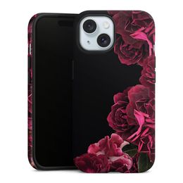 DeinDesign iPhone 15 Handy Panzer Handyh&uuml;lle robuste Outdoor H&uuml;lle Schutzh&uuml;lle matt Vintage Rose Pink Tough Case