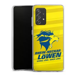 DeinDesign Galaxy A52s 5G Handy Silikon H&uuml;lle Case transparent Handyh&uuml;lle Official Licensed Product Rhein-Neckar-L&ouml;wen Rnl Silikon Case