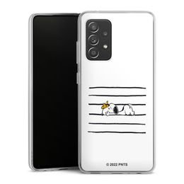 DeinDesign Galaxy A52s 5G Handy Silikon H&uuml;lle Case transparent Handyh&uuml;lle Snoopy Peanuts Dog Silikon Case