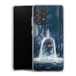 DeinDesign Galaxy A52s 5G Handy Silikon H&uuml;lle Case transparent Handyh&uuml;lle Disney Princess Rose The Beauty And The Beast Silikon Case