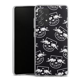 DeinDesign Galaxy A52s 5G Handy Silikon H&uuml;lle Case transparent Handyh&uuml;lle Rb Leipzig Logo Muster Silikon Case