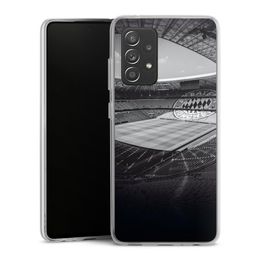 DeinDesign Galaxy A52s 5G Handy Silikon H&uuml;lle Case transparent Handyh&uuml;lle Fc Bayern M&uuml;nchen Fcb Stadium Silikon Case
