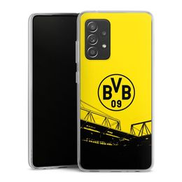 DeinDesign Galaxy A52s 5G Handy Silikon H&uuml;lle Case transparent Handyh&uuml;lle Bvb Merchandise Borussia Dortmund Silikon Case