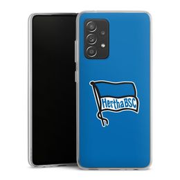 DeinDesign Galaxy A52s 5G Handy Silikon H&uuml;lle Case transparent Handyh&uuml;lle Hertha Bsc Official Licensed Product Flag Silikon Case