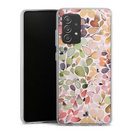 DeinDesign Galaxy A52s 5G Handy Silikon H&uuml;lle Case transparent Handyh&uuml;lle Pattern Eukalyptus Muster Silikon Case