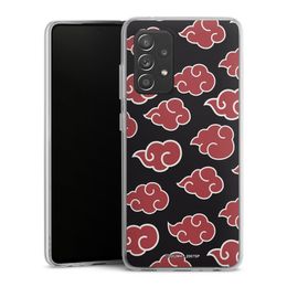 DeinDesign Galaxy A52s 5G Handy Silikon H&uuml;lle Case transparent Handyh&uuml;lle Akatsuki Naruto Shippuden Pattern Silikon Case