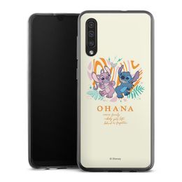 DeinDesign Galaxy A50 Handy Silikon H&uuml;lle Case transparent Handyh&uuml;lle Official Licensed Product Lilo & Stitch Disney Silikon Case