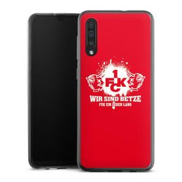 DeinDesign Galaxy A50 Handy Silikon H&uuml;lle Case transparent Handyh&uuml;lle 1. Fc Kaiserslautern Spruch Official Licensed Product Silikon Case