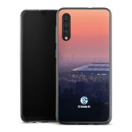 DeinDesign Galaxy A50 Handy Silikon H&uuml;lle Case transparent Handyh&uuml;lle Fc Schalke 04 Official Licensed Product Stadium Silikon Case