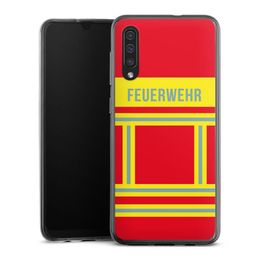 DeinDesign Galaxy A50 Handy Silikon H&uuml;lle Case transparent Handyh&uuml;lle Fire Fighters Life Saver Fire Fighter Silikon Case