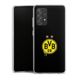 DeinDesign Galaxy A52s 5G Handy Silikon H&uuml;lle Case transparent Handyh&uuml;lle Star Bvb Borussia Dortmund Silikon Case