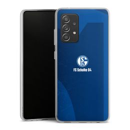 DeinDesign Galaxy A52s 5G Handy Silikon H&uuml;lle Case transparent Handyh&uuml;lle Bundesliga Official Licensed Product Fc Schalke 04 Silikon Case