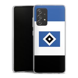 DeinDesign Galaxy A52s 5G Handy Silikon H&uuml;lle Case transparent Handyh&uuml;lle Hamburger Sv Bundesliga Official Licensed Product Silikon Case
