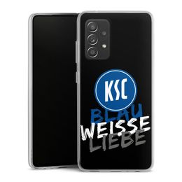 DeinDesign Galaxy A52s 5G Handy Silikon H&uuml;lle Case transparent Handyh&uuml;lle Ksc Official Licensed Product Karlsruher Sc Silikon Case