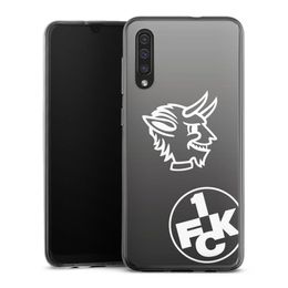 DeinDesign Galaxy A50 Handy Silikon H&uuml;lle Case transparent Handyh&uuml;lle Logo 1. Fck 1. Fc Kaiserslautern Silikon Case