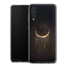 DeinDesign Galaxy A50 Handy Silikon H&uuml;lle Case transparent Handyh&uuml;lle Full Moon Moon Light Silikon Case