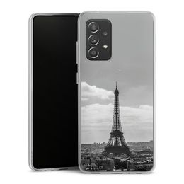 DeinDesign Galaxy A52s 5G Handy Silikon H&uuml;lle Case transparent Handyh&uuml;lle France Paris Eiffeltour Silikon Case
